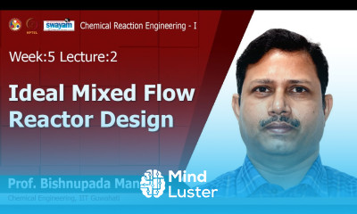 Learn Lec 12 Ideal Mixed Flow Reactor Design - Mind Luster