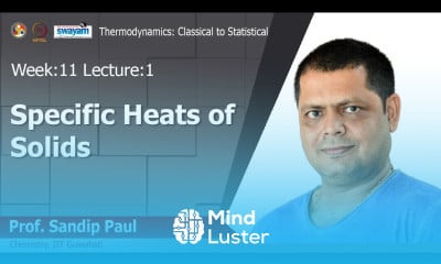Learn Lec 31 Specific Heats of Solids - Mind Luster
