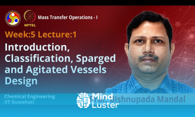 Learn Lec 17 Introduction classification Sparged and agitated vessels design - Mind Luster