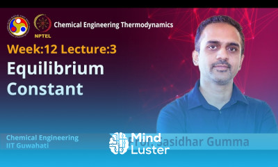 Learn Lec 40 Equilibrium constant - Mind Luster