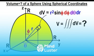 Learn Calculus 3 Ch 13 1 Triple Integrals 1 of TBD Volume of a Sphere Using Spherical ...