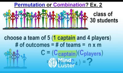 Learn Statistics Ch 8 Combinations and Permutations 11 of 22 ...