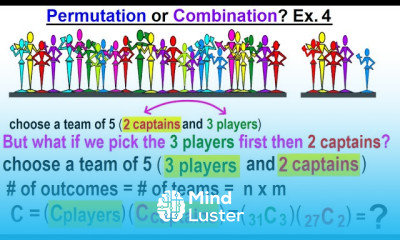 Learn Statistics Ch 8 Combinations and Permutations 13 of 22 Permutation or Combination Ex 4 ...