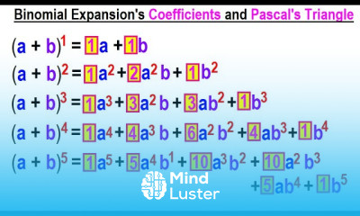 Learn Algebra Ch 49 Binomial Theorem 5 of 18 Binomial Expansion s ...
