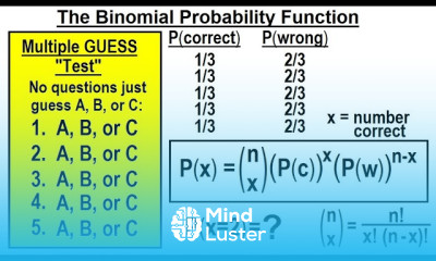 Learn Statistics Ch 5 Discrete Random Variable 18 of 27 The Binomial Probability Distribution ...