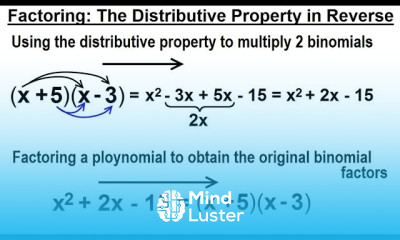 Learn Algebra Ch 6 Factoring 14 Of 55 Factoring The Distributive