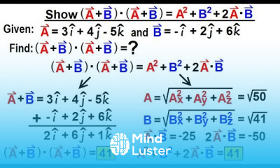 Learn Physics Test Your Knowledge Vectors 12 of 30 Proof A B A B A62 B ...