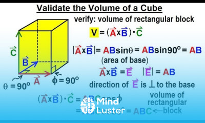 Learn Physics Test Your Knowledge Vectors 18 of 30 Validate the Volume ...