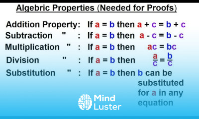 Learn Geometry Ch 2 Reasoning and Proofs 42 of 46 Algebraic Properties ...
