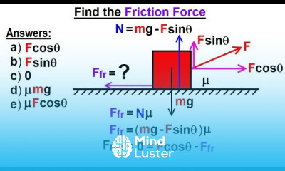 Learn Physics Test Your Knowledge Energy 27 of 33 Friction Force - Mind ...