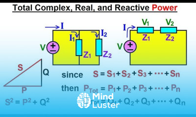 Learn Electrical Engineering Ch 12 AC Power 45 of 58 Total Complex Real ...