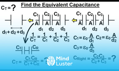 Learn Physics E M Ch 39 1 Capacitors Capacitance Understood 27 of 27 Equivalent Capacitance ...