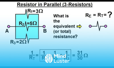 Learn Physics E M Ch 41 3 4 of 27 Resistors in Parallel 3 NOTE ERROR AT ...