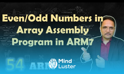 Learn Even ODD numbers in Array Assembly Program in ARM7 - Mind Luster