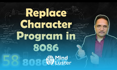 Learn 14 Character Replace Program in Microprocessor 8086 - Mind Luster