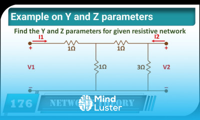 Learn 3 Example on Y Parameters and Z Parameters - Mind Luster