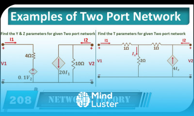 Learn 9 Examples of Two Port Network - Mind Luster