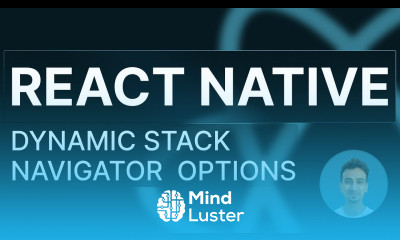 Learn React Native Tutorial 77 Dynamic Stack Navigator Options - Mind Luster