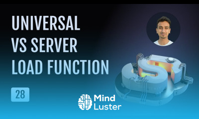 Learn SvelteKit Tutorial 28 Universal vs Server Load Function - Mind Luster