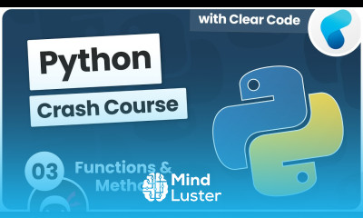 Learn Python Crash Course 3 Methods Functions - Mind Luster