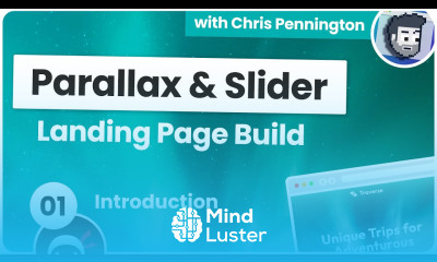 Learn Landing Page Build with Parallax 1 Introduction - Mind Luster