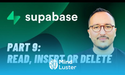 Learn Read insert update or delete with Supabase — Course part 9 - Mind Luster
