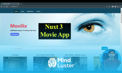 Learn Movilix Movie Application Nuxt 3 and Tailwind CSS Project - Mind Luster