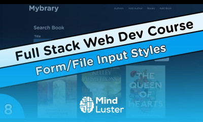 Learn Form CSS Styles Node js Express MongoDB Course 8 - Mind Luster
