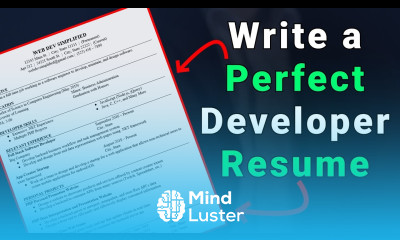 Learn How to Write the Perfect Developer Resume - Mind Luster