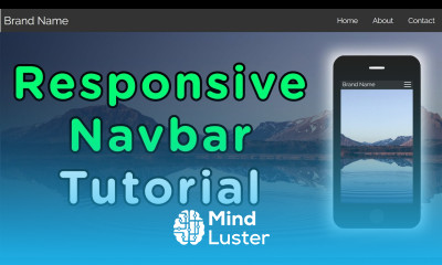 Learn Responsive Navbar Tutorial - Mind Luster