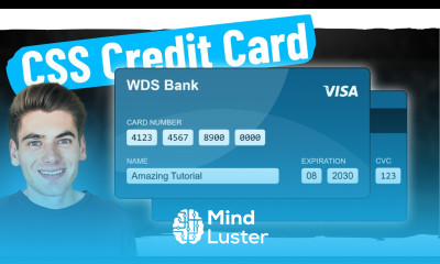 Learn How To Create This Advanced Credit Card Form With CSS JavaScript - Mind Luster