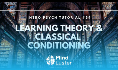 Learn Learning Theory Classical Conditioning Intro Psych Tutorial 59 - Mind Luster