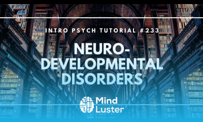 Learn Neurodevelopmental Disorders Intro Psych Tutorial 233 - Mind Luster