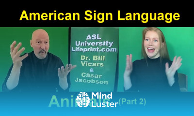 Learn Animal Signs 02 American Sign Language ASL Bill Vicars with Cäsar ...