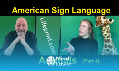 Learn Animal Signs 04 American Sign Language ASL Bill Vicars with Cäsar ...