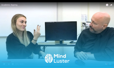 Learn Academic Signing in American Sign Language ASL - Mind Luster