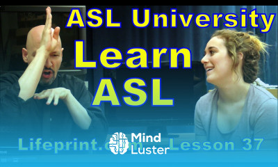 Learn American Sign Language ASL Lesson 37 review w Paige www Lifeprint ...