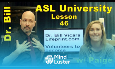 Learn American Sign Language ASL Lesson 46 review Dr Bill Vicars w ...