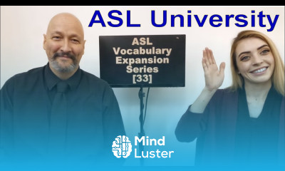 Learn 033 ASL American Sign Language Vocabulary Expansion Series Dr ...