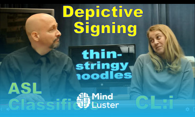 Learn Classifiers CL I Depictive Signing American Sign Language ASL L17 ...