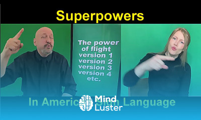 Learn Superpowers in ASL 01 Bill Vicars with Cäsar Jacobson Lifeprint com ASL University - Mind ...