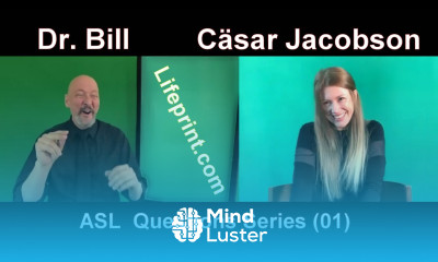 Learn ASL Questions Series 001 Dr Bill Vicars with Cäsar Jacobson ...