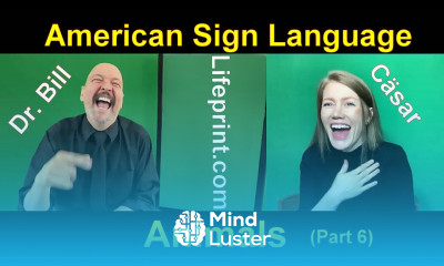 Learn Animal Signs 06 American Sign Language ASL Bill Vicars with Cäsar ...
