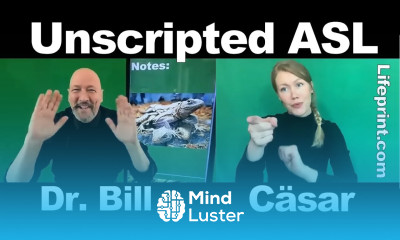 Learn Unscripted ASL Practice Dr Bill with Cäsar Jacobson captioned ...
