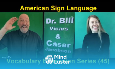 Learn 045 ASL American Sign Language Vocabulary Expansion Series Dr ...