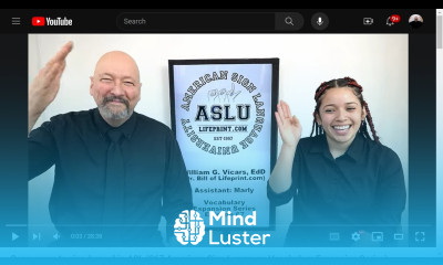 Learn Some ways to sign cross in ASL 067 American Sign Language ...