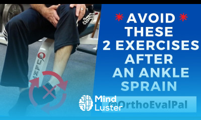 Learn AVOID These 2 Exercises After an Ankle Sprain - Mind Luster