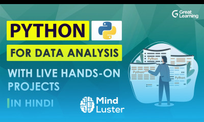 Learn Python for Data Analysis with Live Hands on Projects in Hindi ...