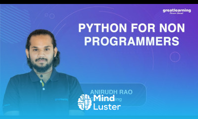Learn Python for Non Programmers Python Tutorial Great Learning - Mind Luster