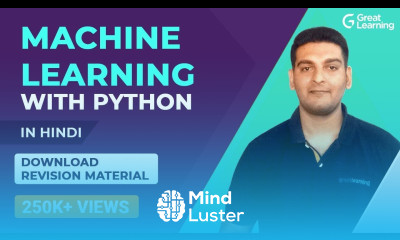 Learn Machine Learning in Hindi Machine Learning Tutorial in Hindi Python for Machine Learning ...